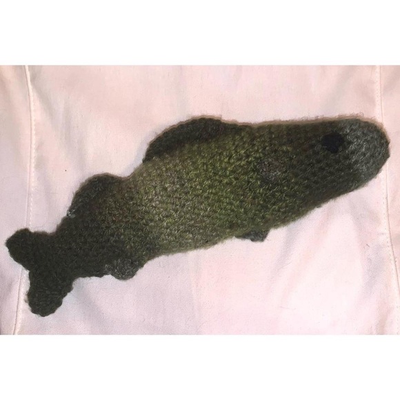 Toys | Handmade Crocheted Walleye Fish | Poshmark
